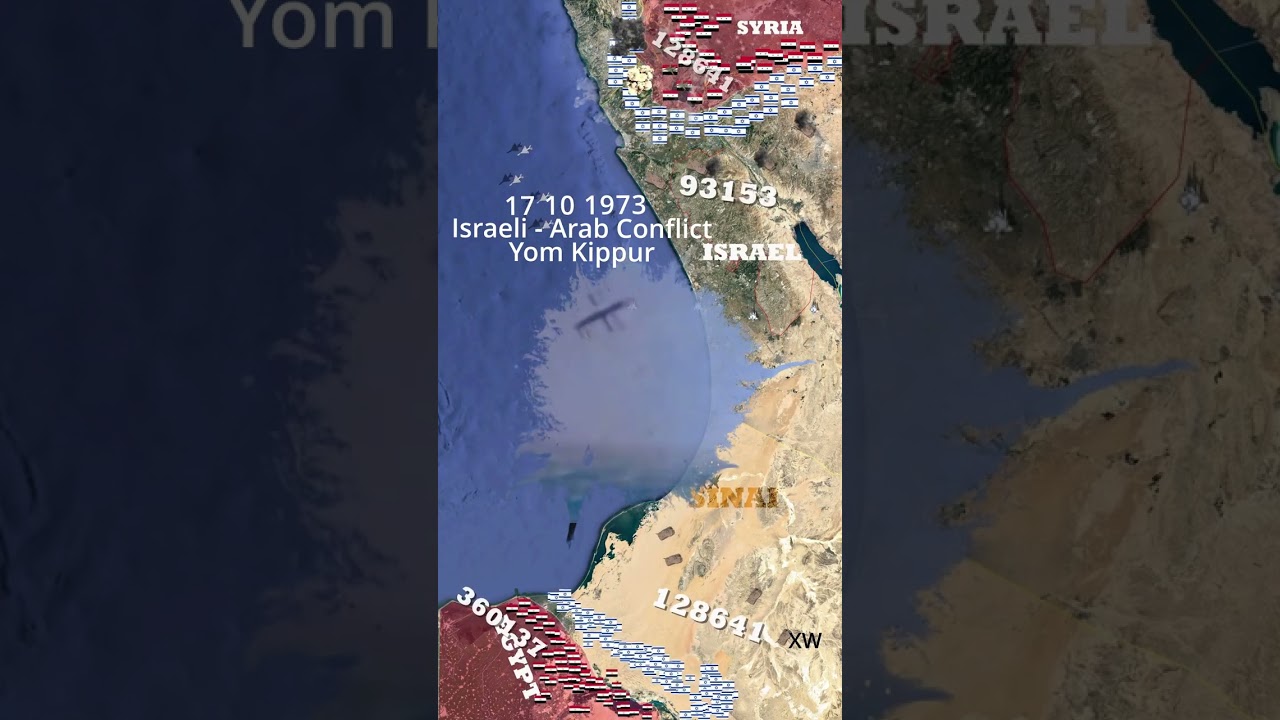 Yom Kippur War Map Saeed Ghasseminejad على X: "Yom Kippur War