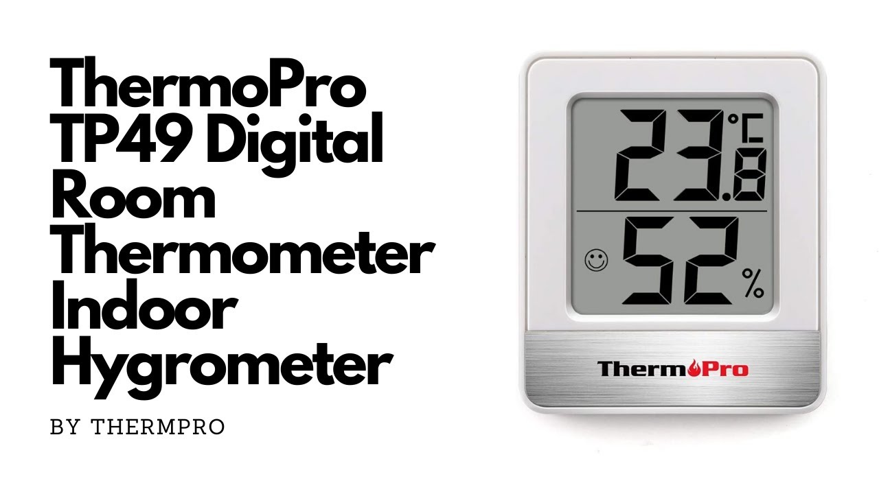 ThermoPro TP49 Digital Room Thermometer Indoor Hygrometer * UNBOXING * 4K - YouTube
