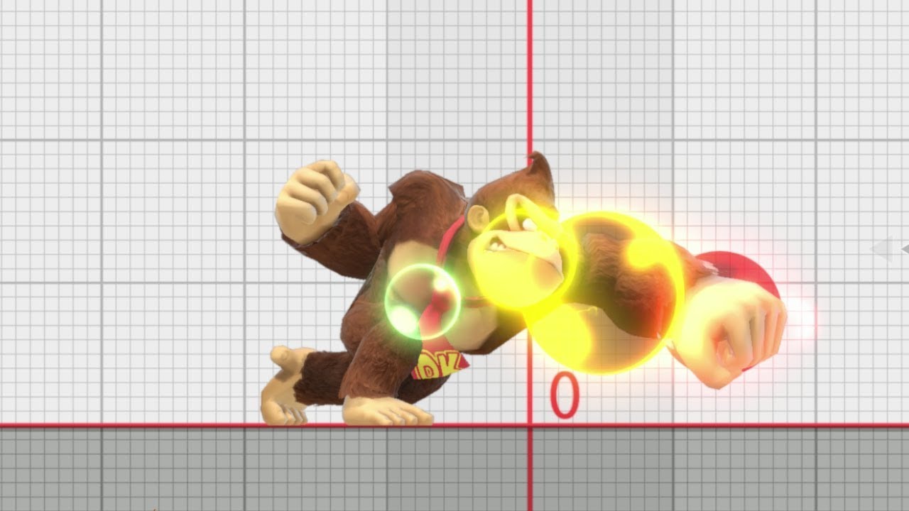 Smash Ultimate Donkey Kong Hitboxes & Frame by Frame - YouTube