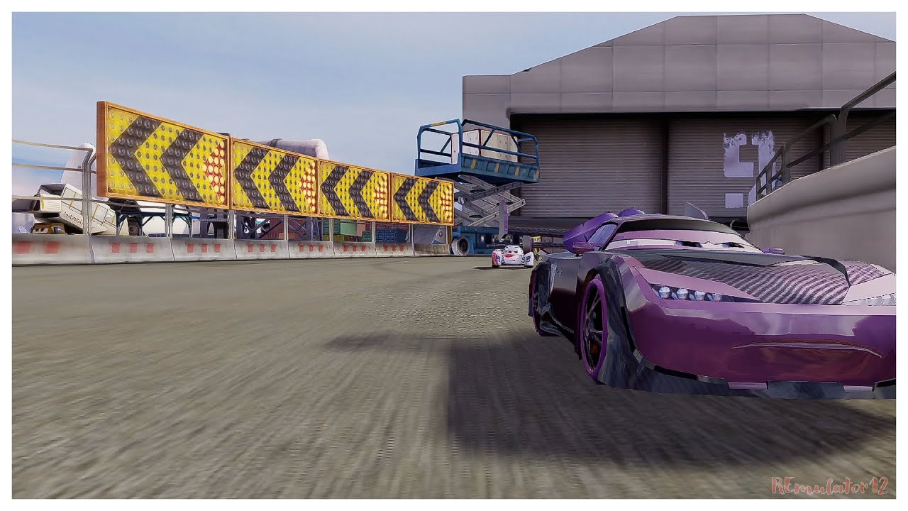 Cars 2 The Video Game | Boost - Battle Race | Runway Tour 4 Laps (Hard ...