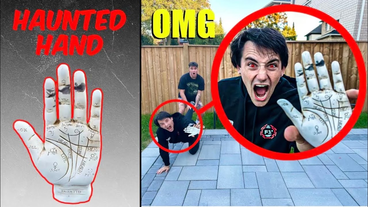 ( STROMEDY FOUND THE HAUNTED HAND) using my drone to SAVE MY ROOMMATES ...