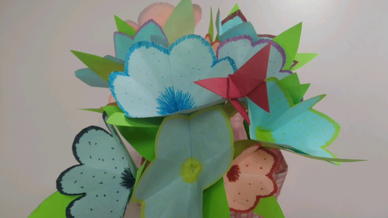 Master-class „Confecționăm un fluturaș prin tehnica origami” - YouTube