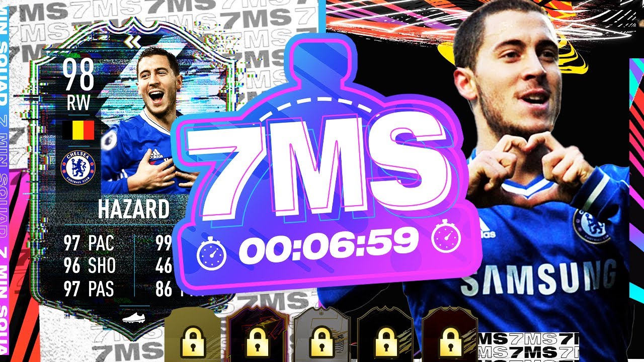 UNBELIEVABLE FLASHBACK CHELSEA EDEN HAZARD!! 7 MINUTE SQUAD BUILDER ...