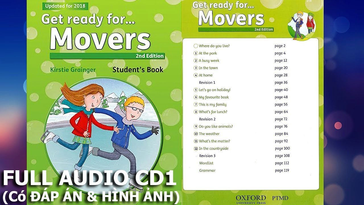 Get Ready for MOVERS 2nd Edition Audio CD 1 - Listening FULL CD 1 | Lớp Học Thầy Mol - YouTube