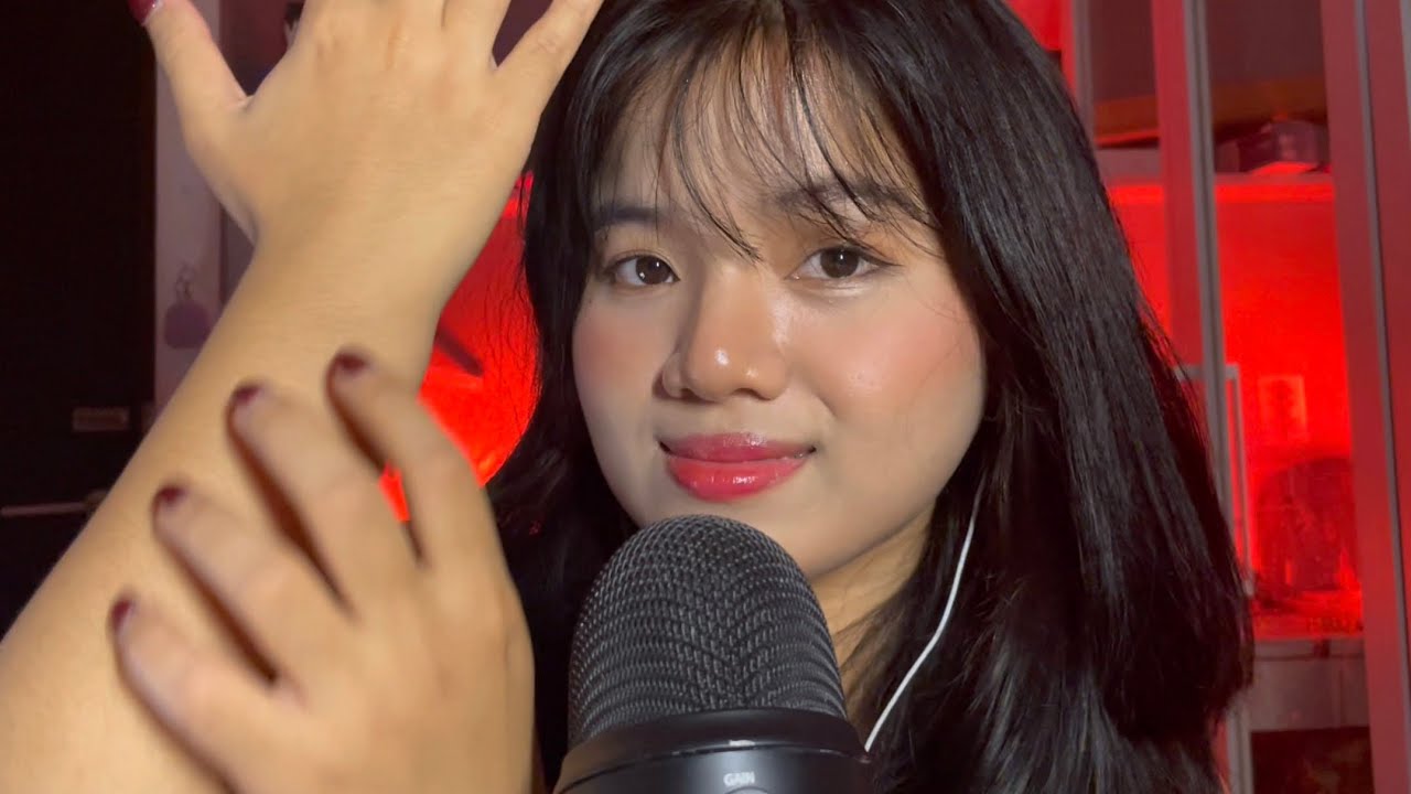 ASMR Skin Scratching & Hair Play 👤 - YouTube