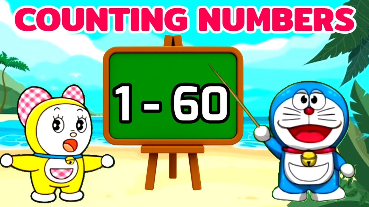 1 - 60 /NUMBERS/ 012345678910/COUNTING NUMBERS/PRESCHOOL LEARNING VIDEO ...