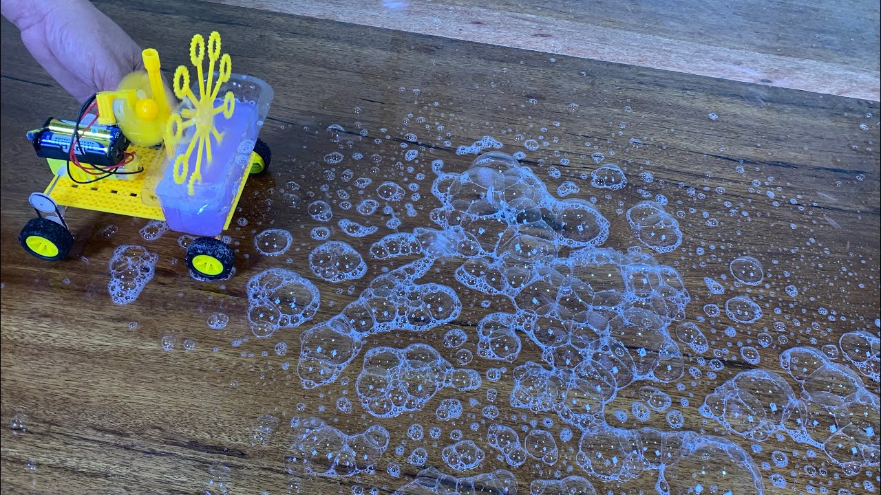 How to make Bubbles blower car @MiniatureGear69 - YouTube