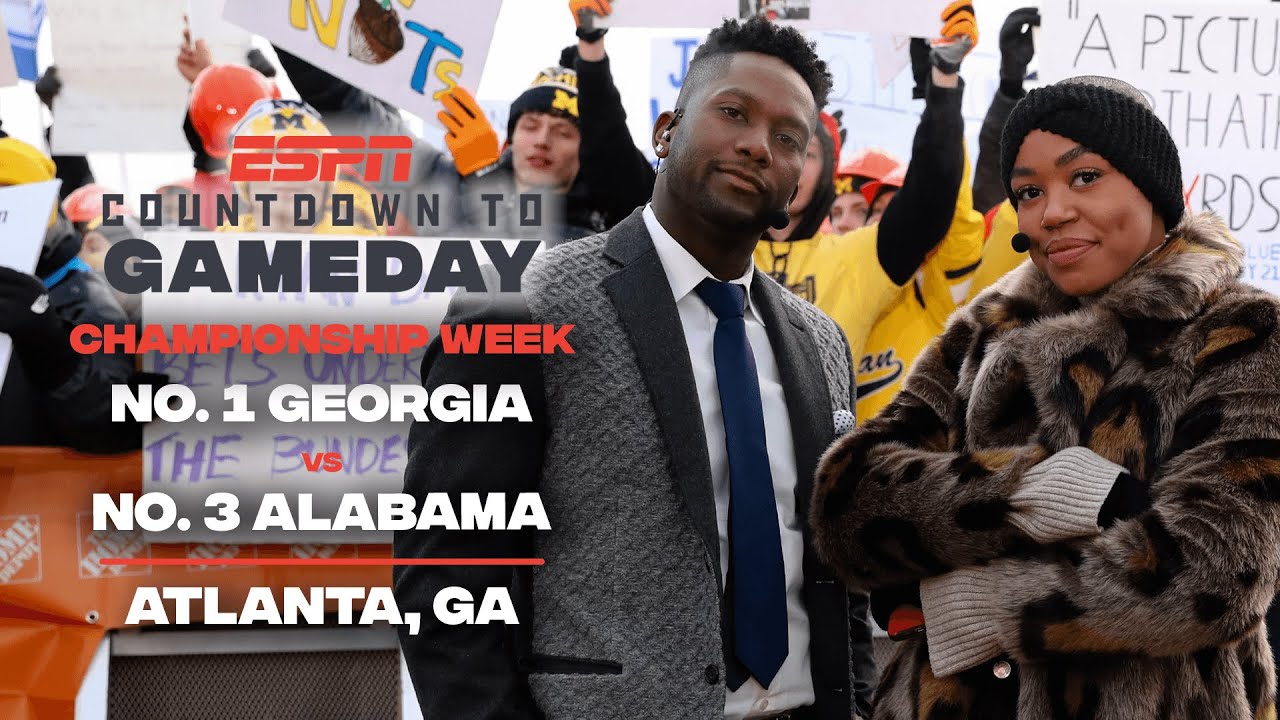 Countdown to GameDay Championship Week: No. 1 Georgia vs. No. 3 Alabama ...