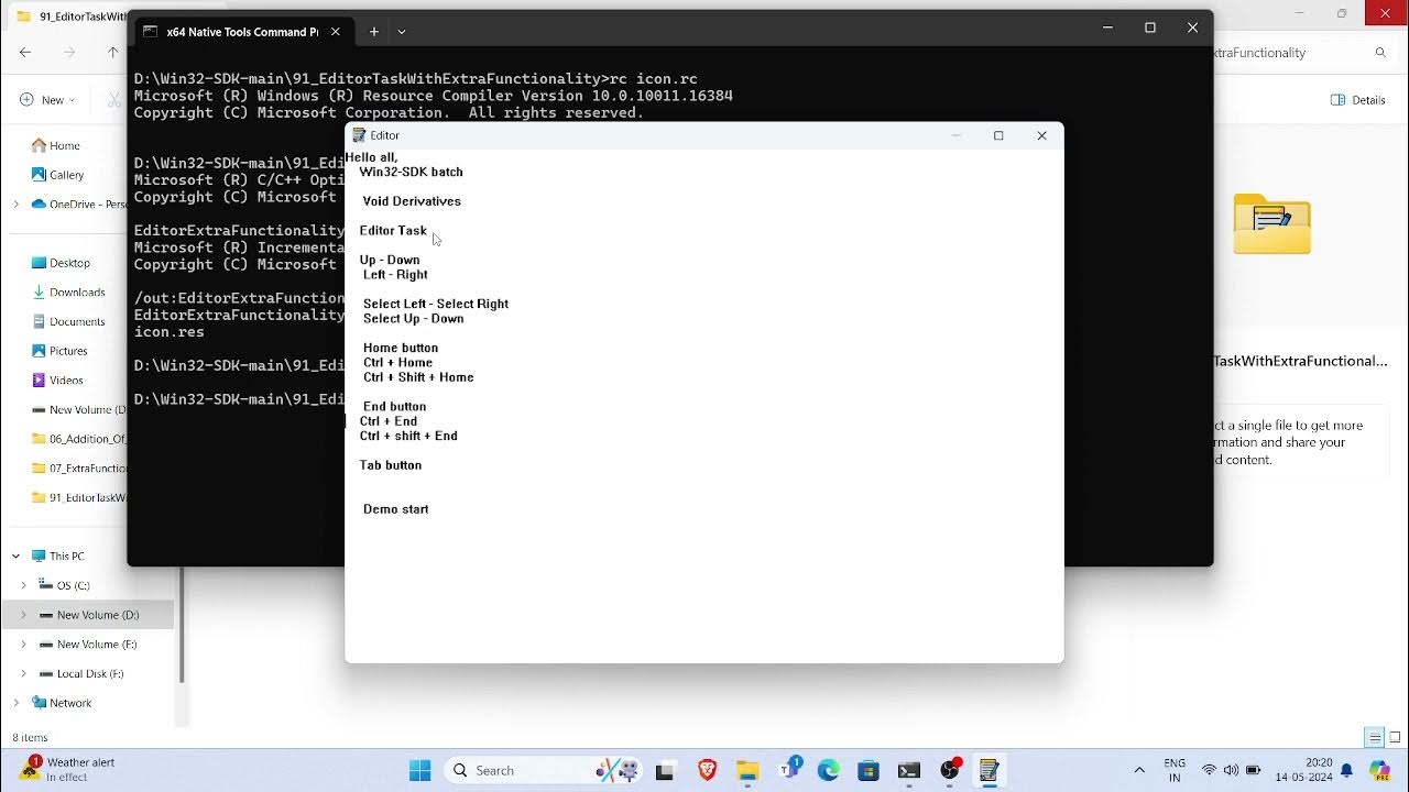 Editor Application like notepad (Win32-SDK) - YouTube