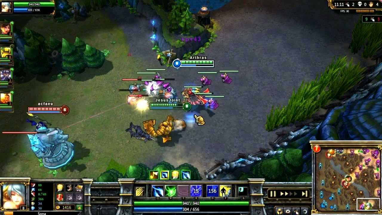 Old league of legends game - YouTube