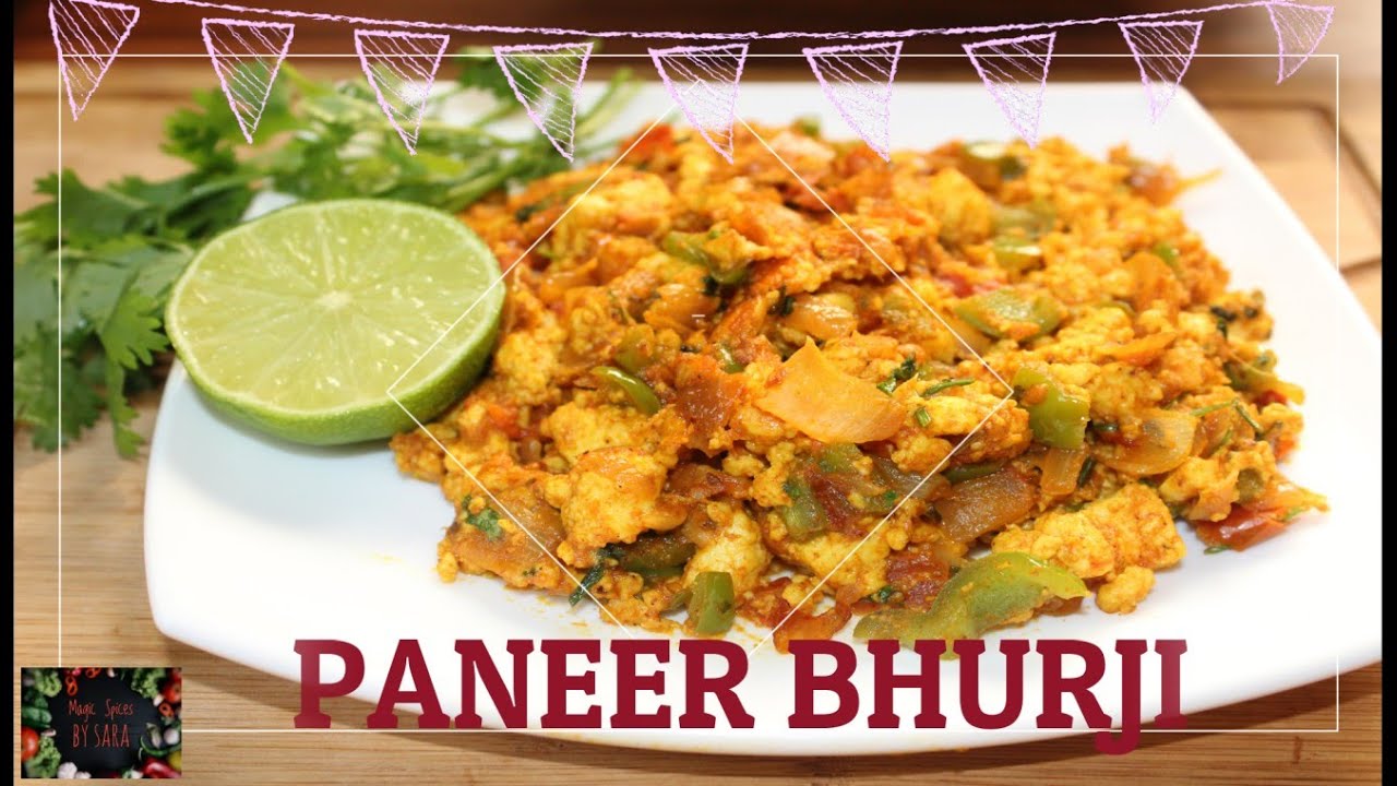 PANEER BHURJI | Try it this way! An alternate to Egg bhurji | 5 minutes ...