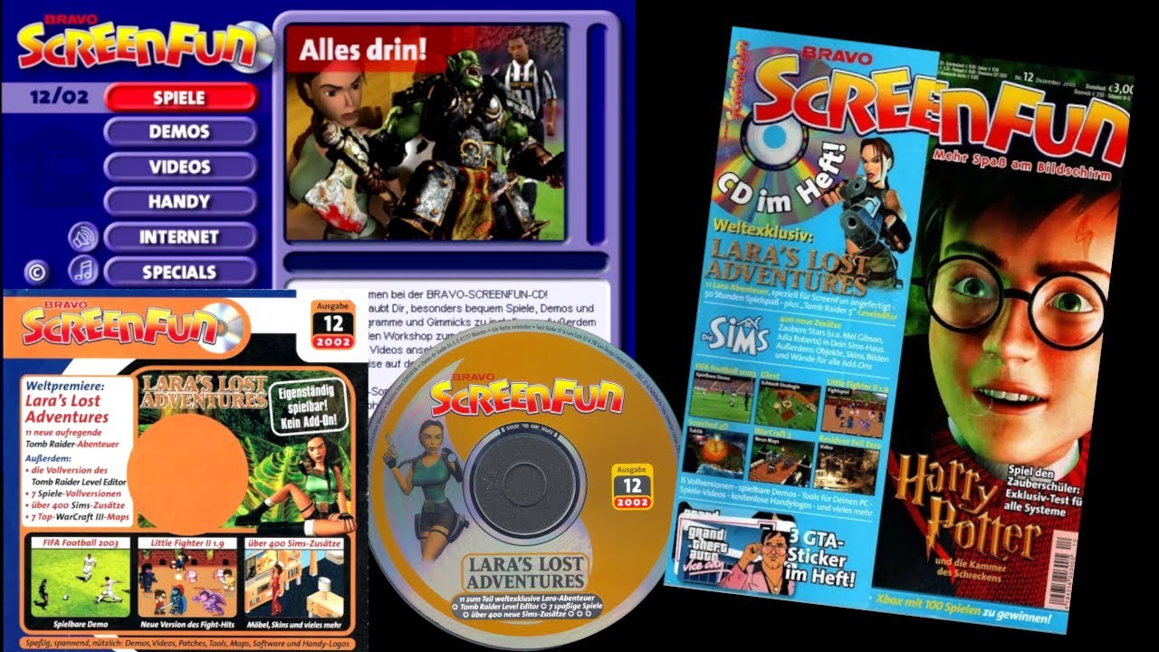 Ein Rückblick auf: Bravo Screenfun 12/2002 - YouTube