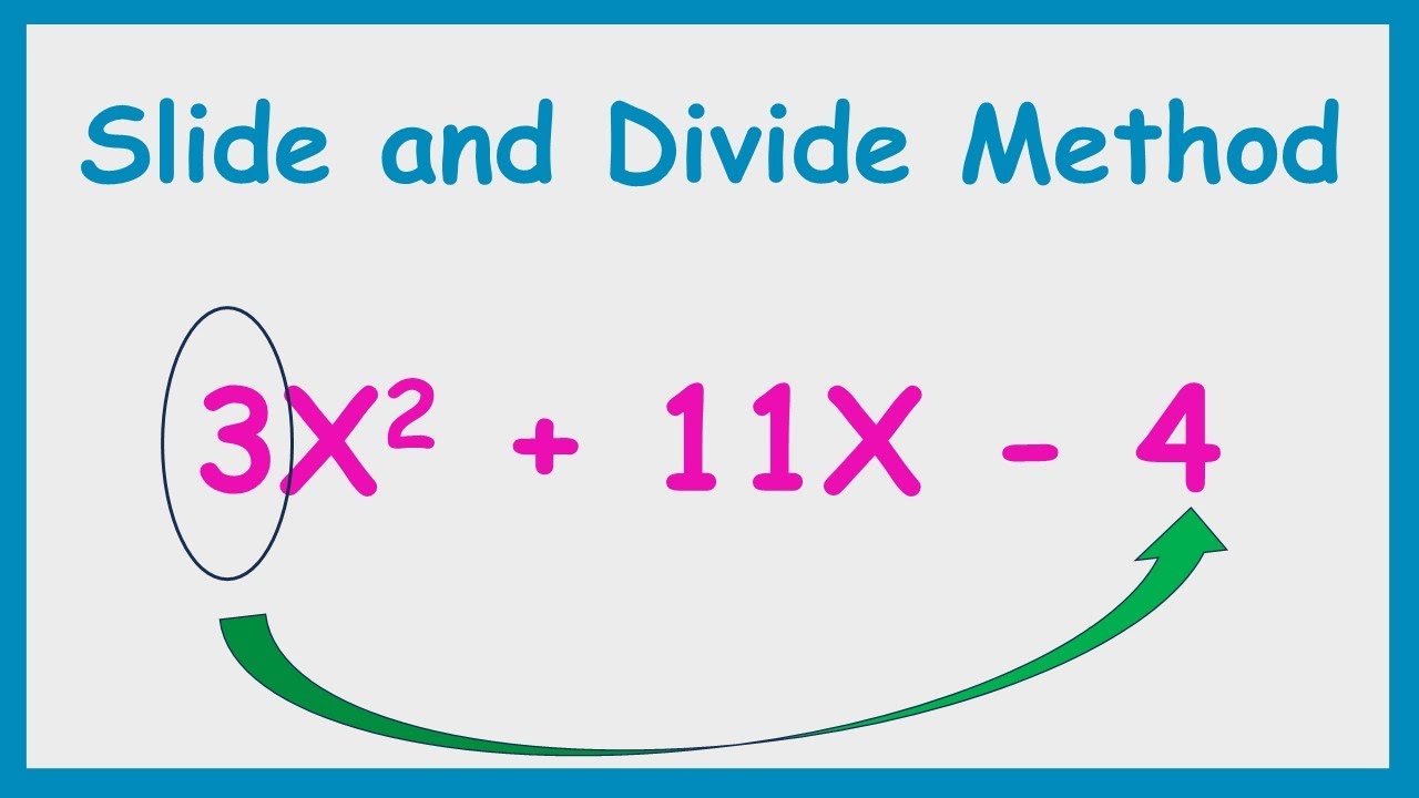 Slide And Divide Method | Polynomials | GCSE MATH - YouTube