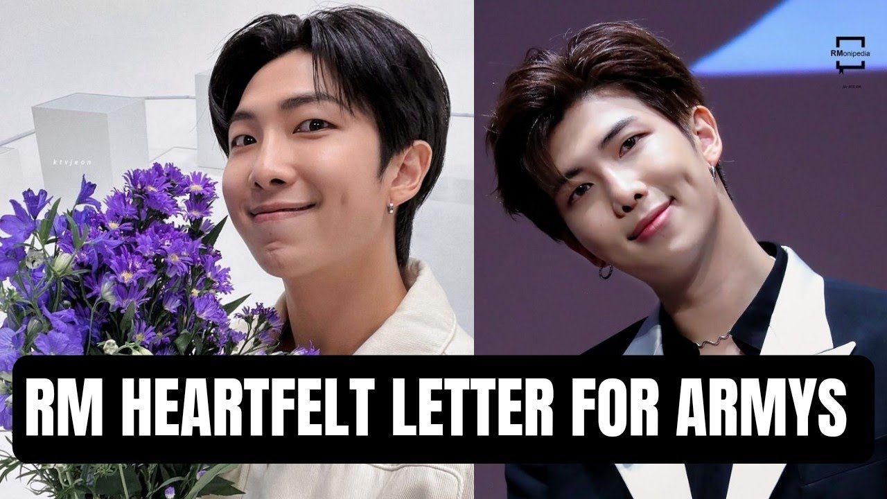 Rm Heartfelt Letter For Armys 😍|| BTS RM Said This In Weverse Letter ...
