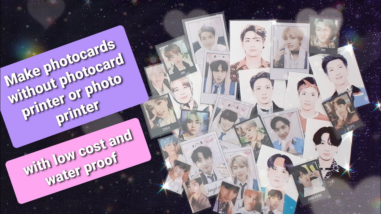 How To Make Kpop Photocards without Photocard Printer And Photo Printer YouTube How To Make Kpop Photocards without Photocard Printer And Photo Printer YouTube