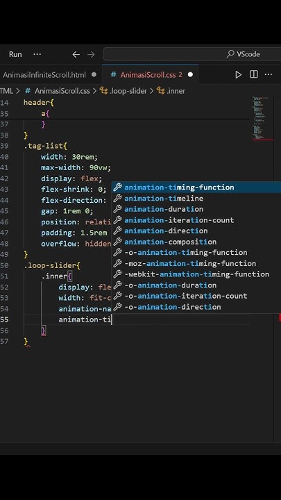 Animasi Infinite Scrollhtml Css Programming Jagocoding Coding Html Css Technology