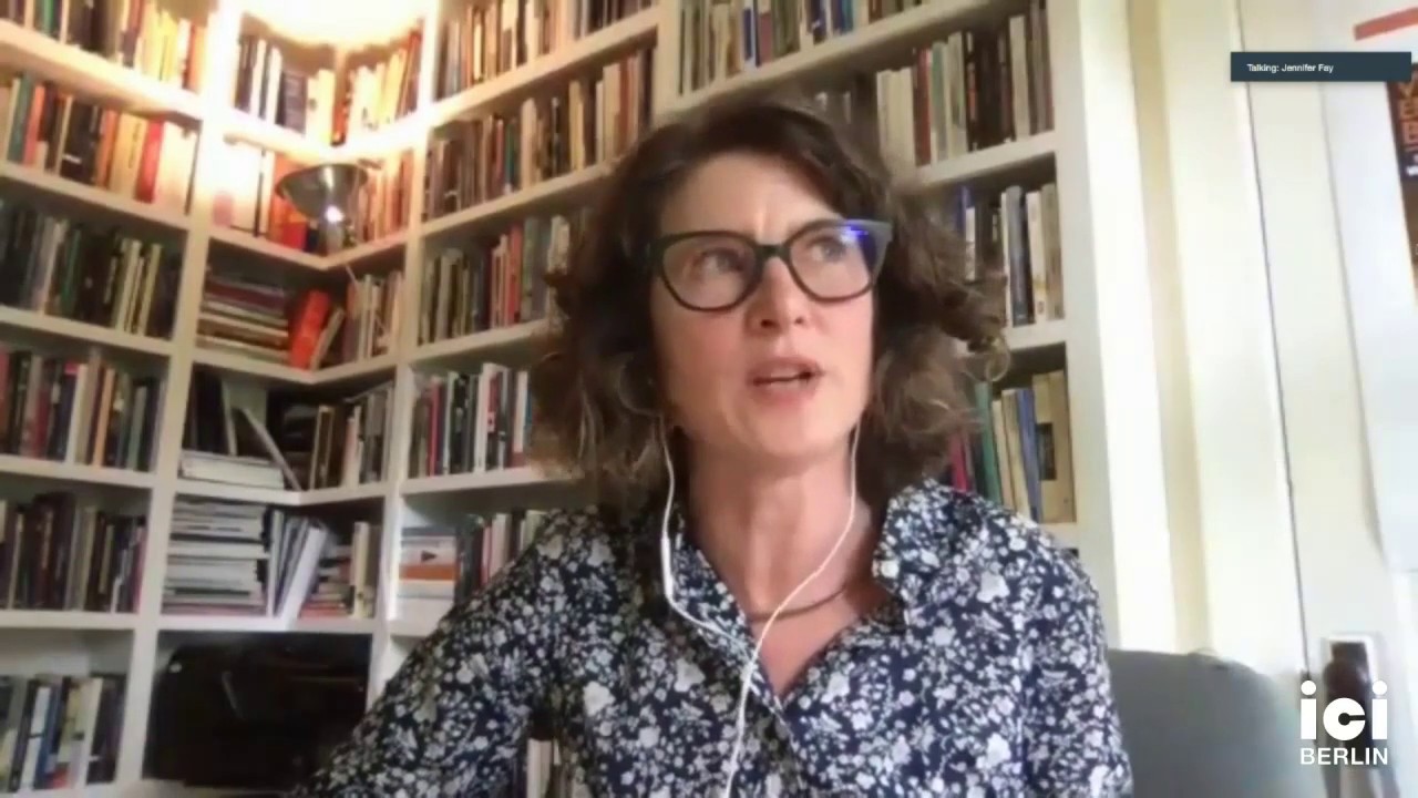 Jennifer Fay: Thinking on Film with Arendt and Cavell - YouTube