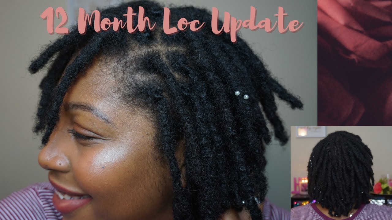 12 Month Loc Update| Length Check| Budding| Loc Sprinkles - YouTube