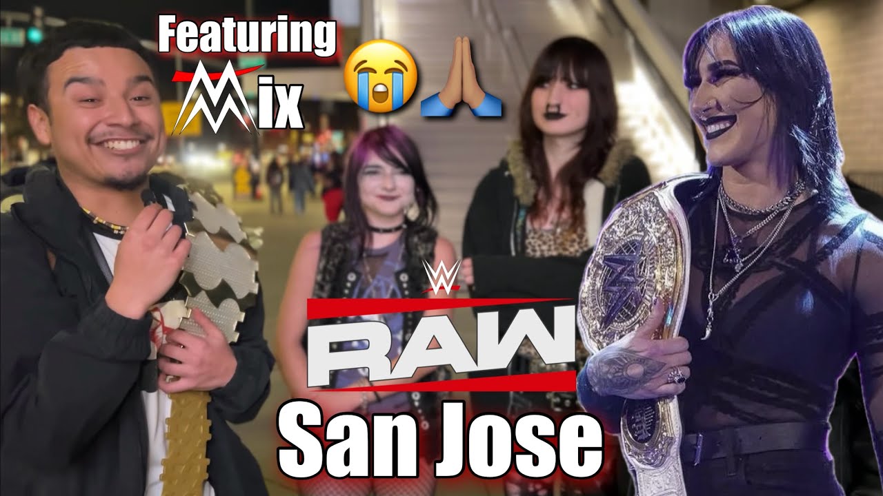 I Interviewed Rhea "BLOODY" Ripley! WWE Monday Night Raw Post Game ...