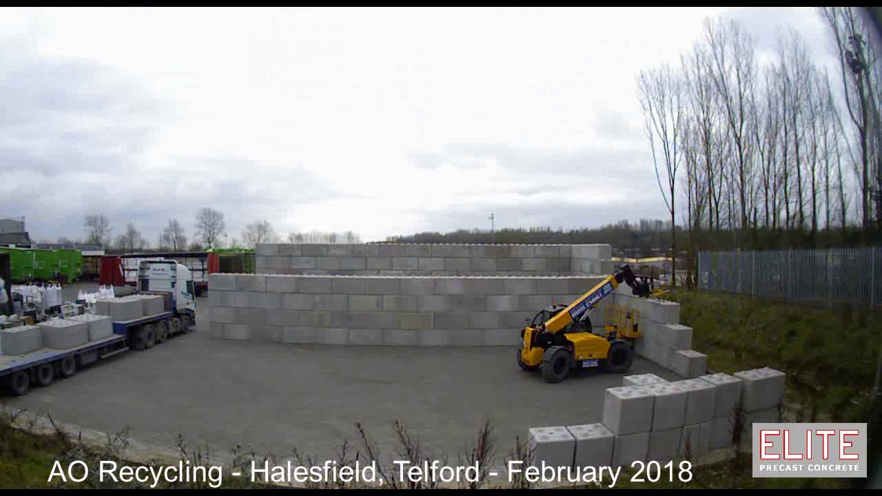 West Midlands, Legato retaining wall - YouTube