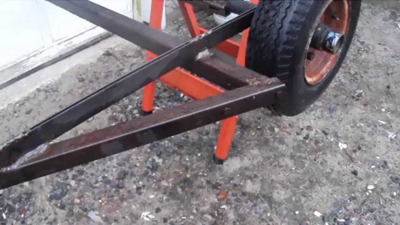 Buddy Light and son build firewood trailer - YouTube