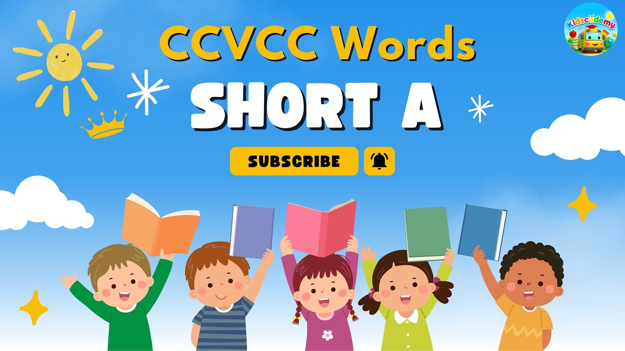 Let's Read! CCVCC Words with Short A Sound 🧠📚| Phonics Lessons For Kids ...