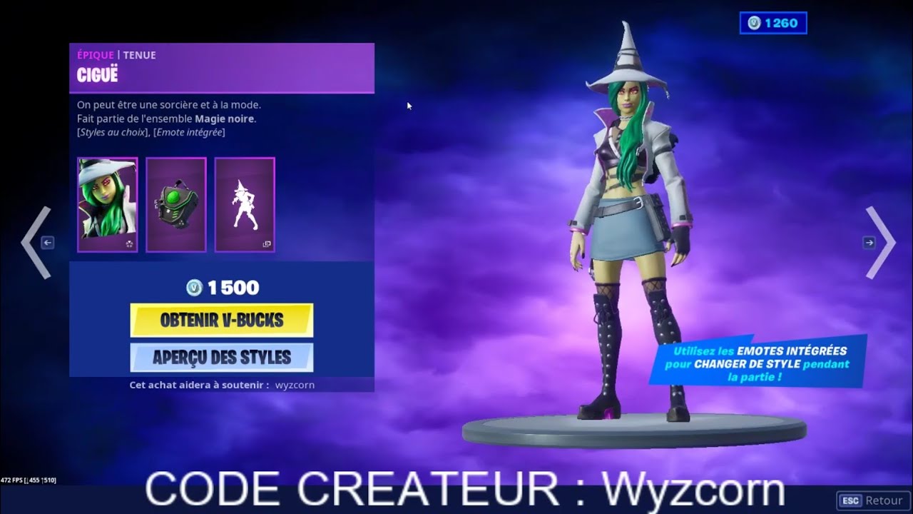 Boutique 2 Novembre 2019 Fortnite Battle Royal New Skin CiguË Item Shop 021119 Youtube