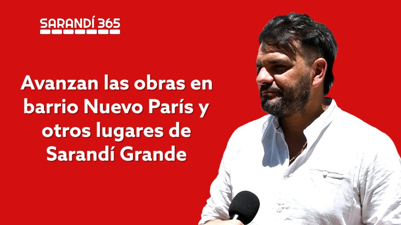 Avanzan las obras en Nuevo París y otros lugares de Sarandí Grande ...