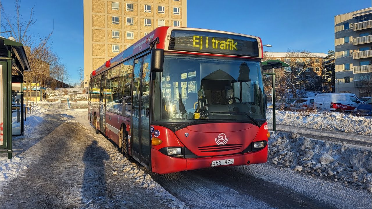 Linje 163 Älvsjö station-Fruängen med Keolis 4719 - YouTube