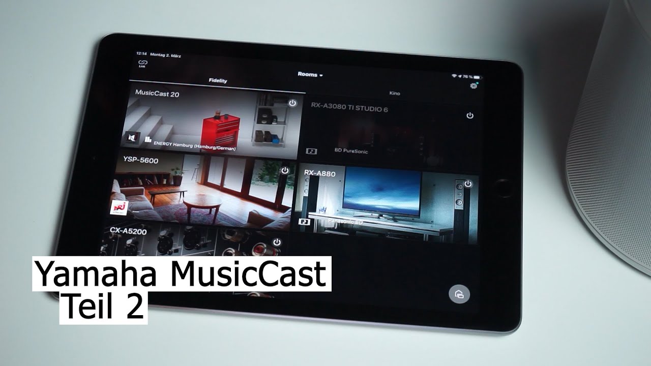 Yamaha MusicCast - ausführliche Vorstellung der Musiccast App - YouTube