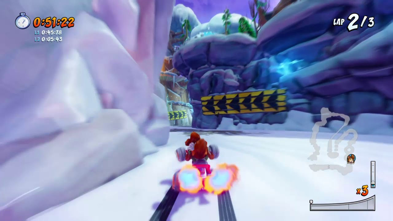 Crash™ Team Racing Nitro Fueled - Polar Pass - 1:59:72 - YouTube