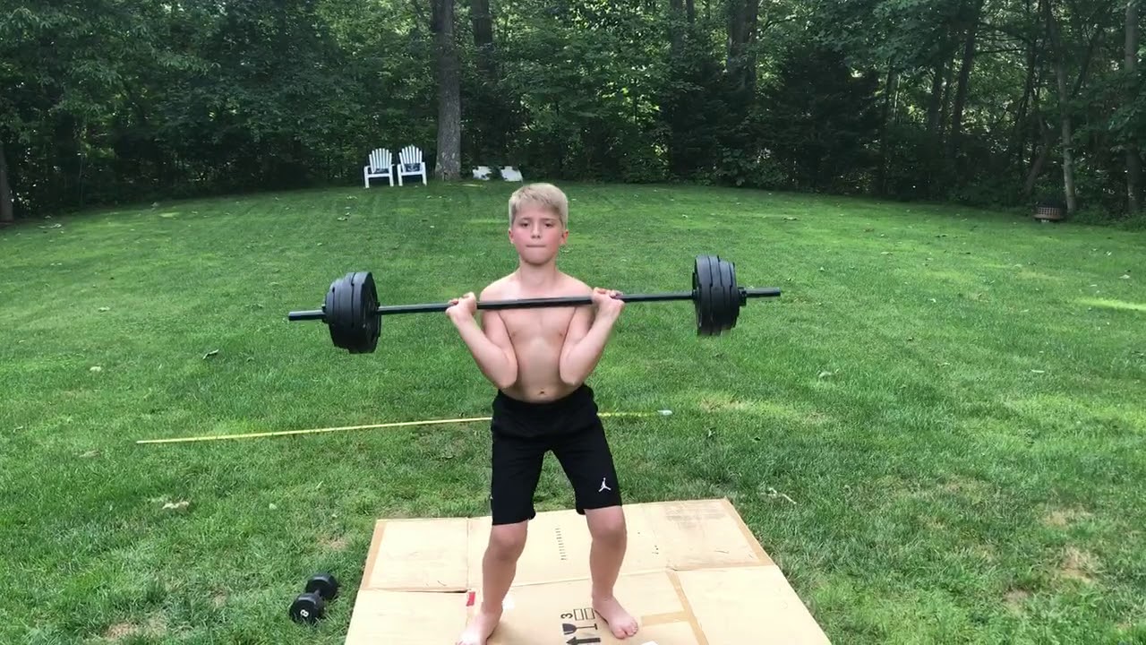 9 Year Old Lifts 60 Pounds Overhead For Reps YouTube 9-year-old-lifts-60-pounds-overhead-for-reps-youtube