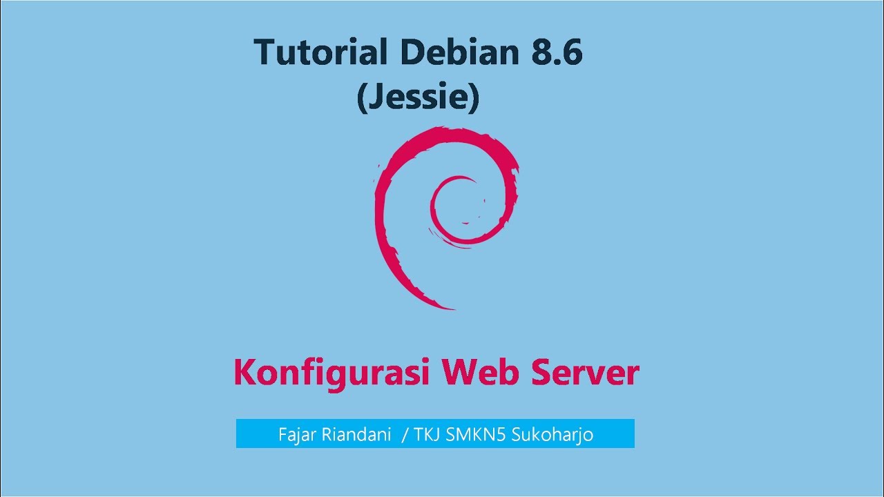 Konfigurasi Web Server dan Instalasi CMS Wordpress Debian 8.6 - YouTube