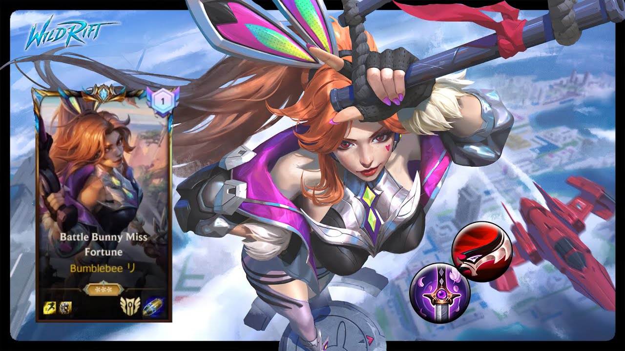 Wild Rift MISS FORTUNE - TOP 1 Battle Bunny Miss Fortune S13 Ranked ...