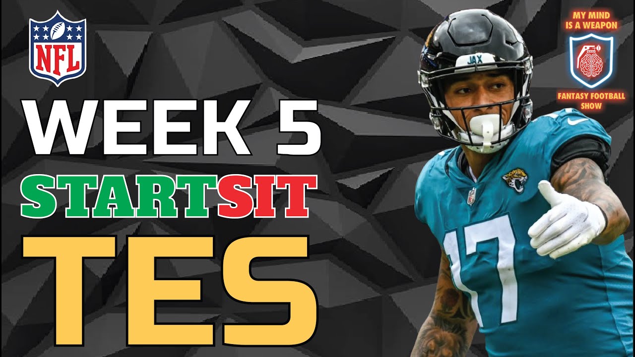 Week 5: TE Start/Sit-Em (All Matchups) - YouTube