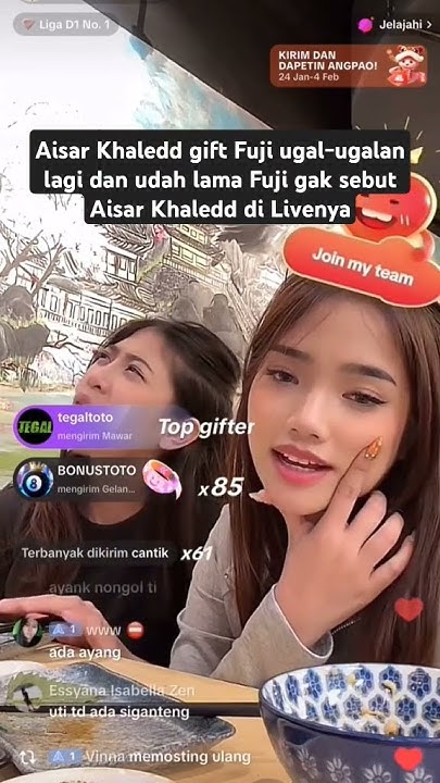 Setelah Sekian Lama Akhirnya Fuji Sebut Aisar Khaledd Lagi #aifu #aisarkhaled #fujian #fujiian # ...