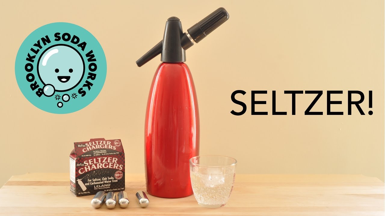 How to get super fizzy seltzer from your soda siphon - YouTube