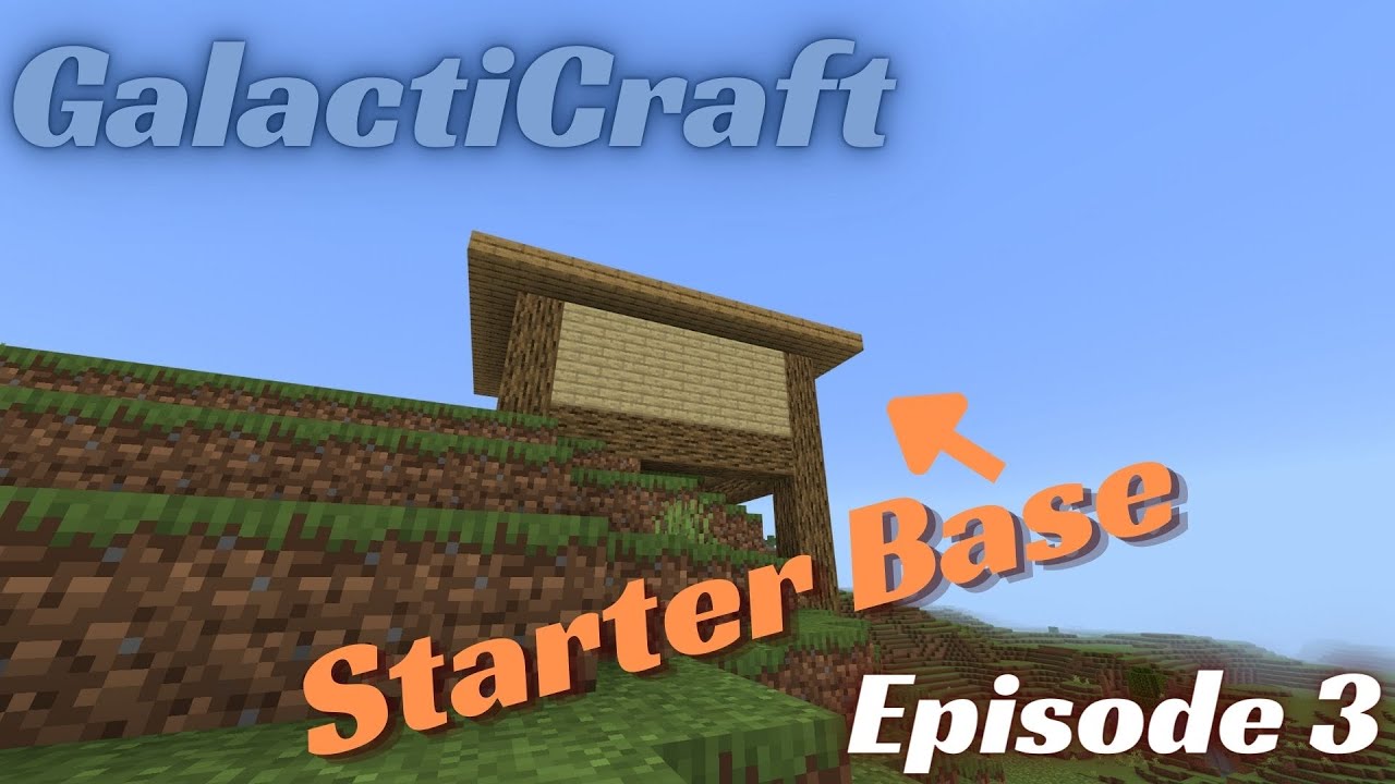 Minecraft - GalactiCraft - Episode 3 - Building a Bit of a Starter Base ...