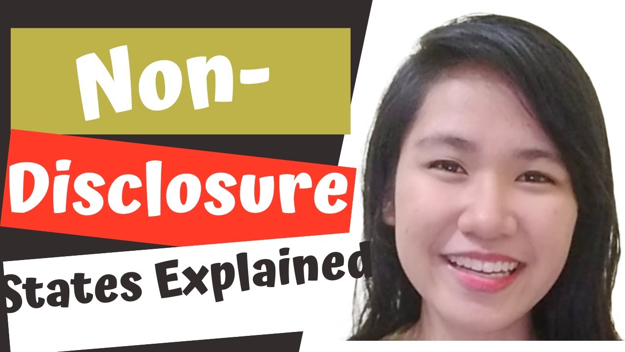 Non Disclosure States Explained for Overages - YouTube