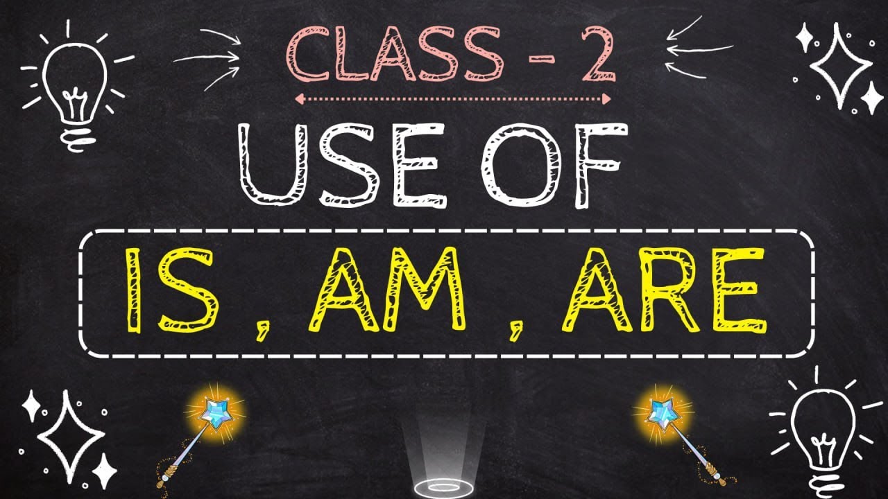 USE OF IS AM ARE FOR CLASS 2 Is Am Are English Grammar Present USE OF IS AM ARE FOR CLASS 2 Is Am Are English Grammar Present