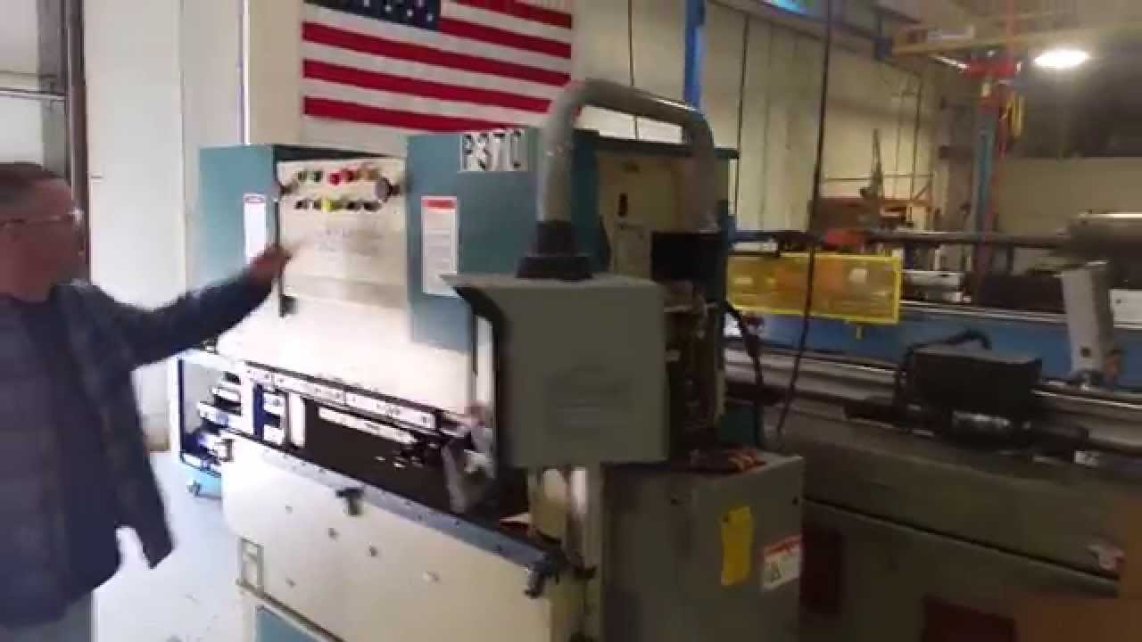 Premier 5’ 35 Ton Press Brake With 2 Axis Hurco Autobend 7 Controls ...
