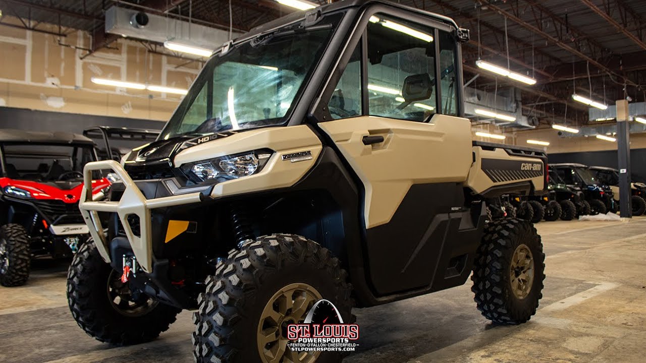 2024 Can-Am Defender Limited HD10 Tan & Black - YouTube