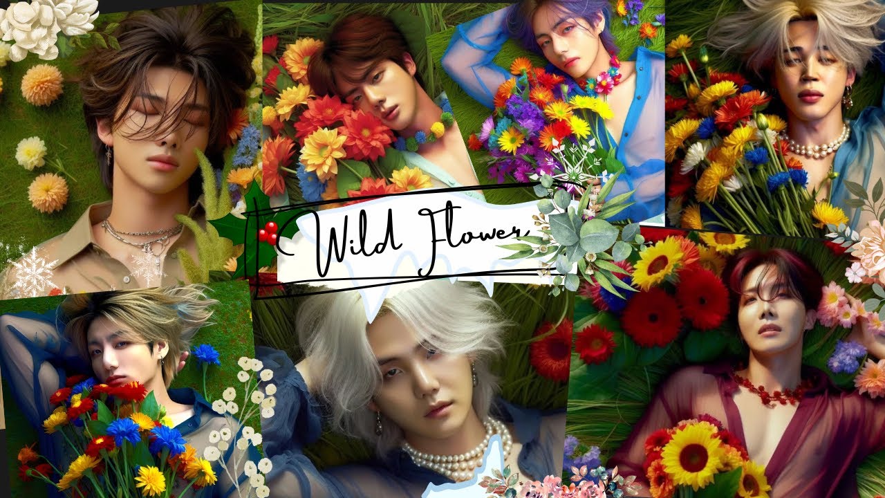 BTS Wild Flower Theme AI Video HD Official - YouTube