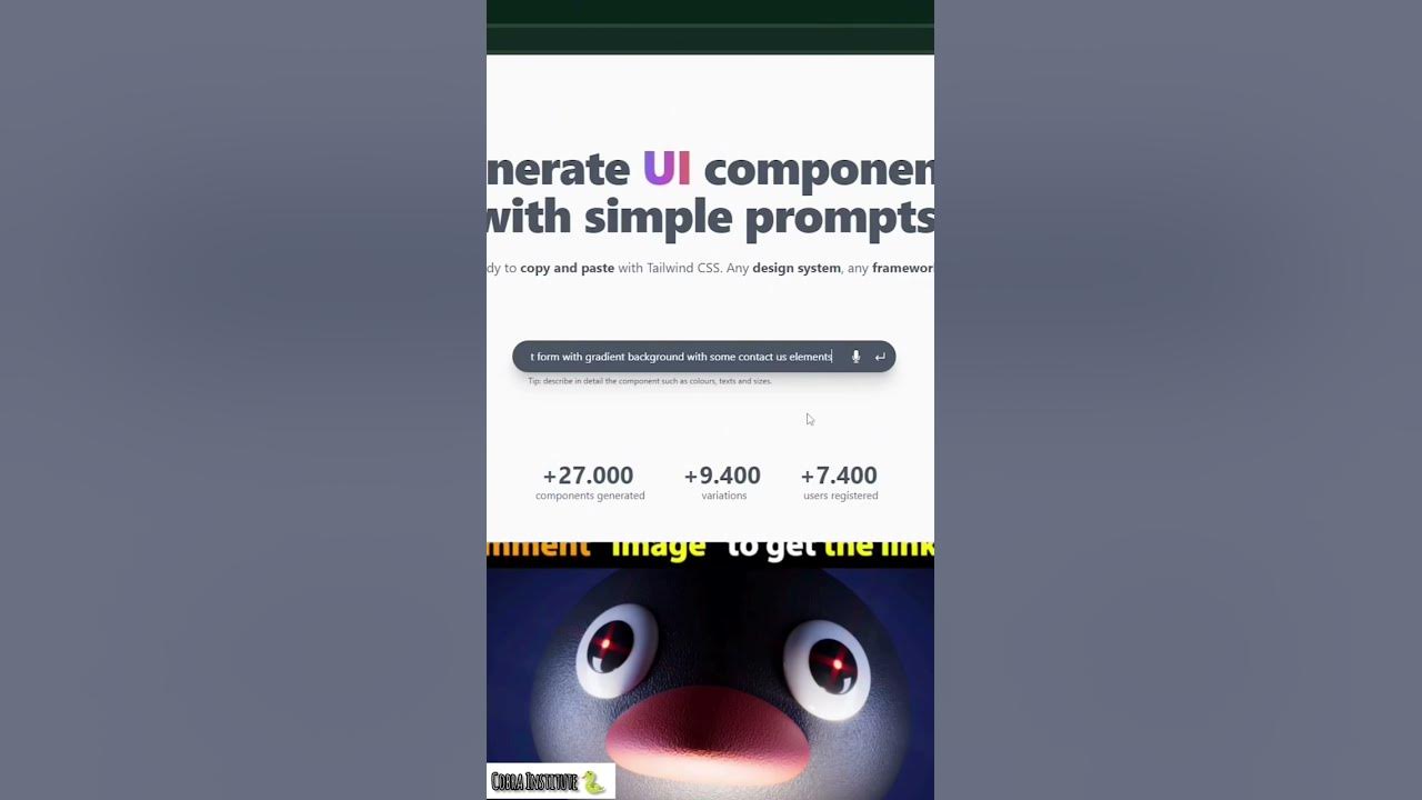 Generate Ui From A Simple Text Using Ai Artificialintelligence Ai Aidesigns Aicoding