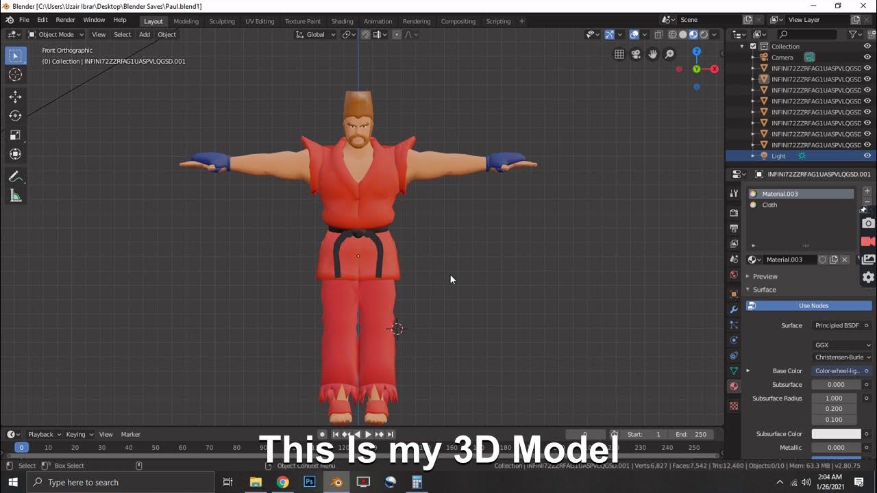 How to upload your your blender 3D model on CGtrader - YouTube