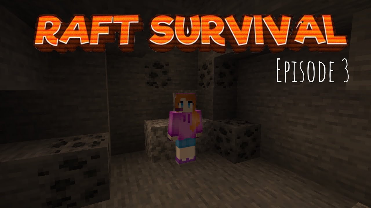 Surviving on a Minecraft Raft (Episode 3) - YouTube