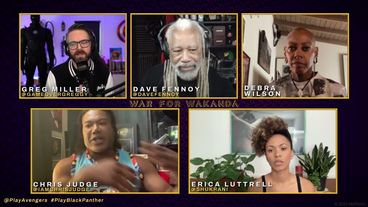 Marvel's Avengers - War Table for Wakanda: Voice Actor Panel - YouTube