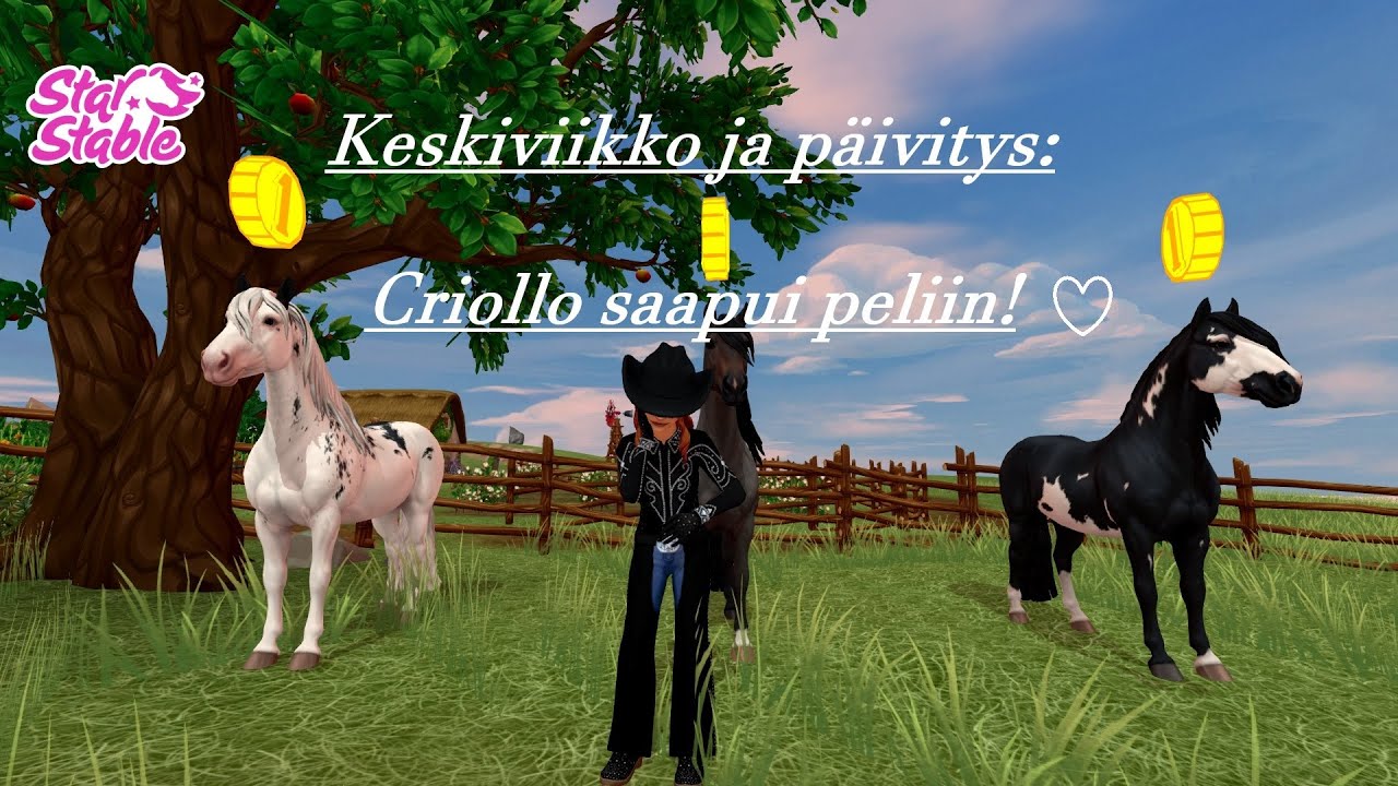 Criollo on täällä! - Star Stable Online Suomi - YouTube
