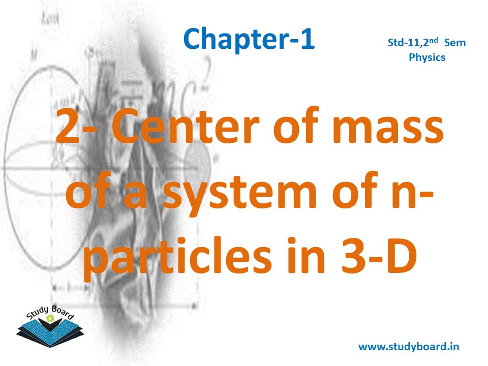 2 Center of mass of a system of n particles in 3 D - YouTube