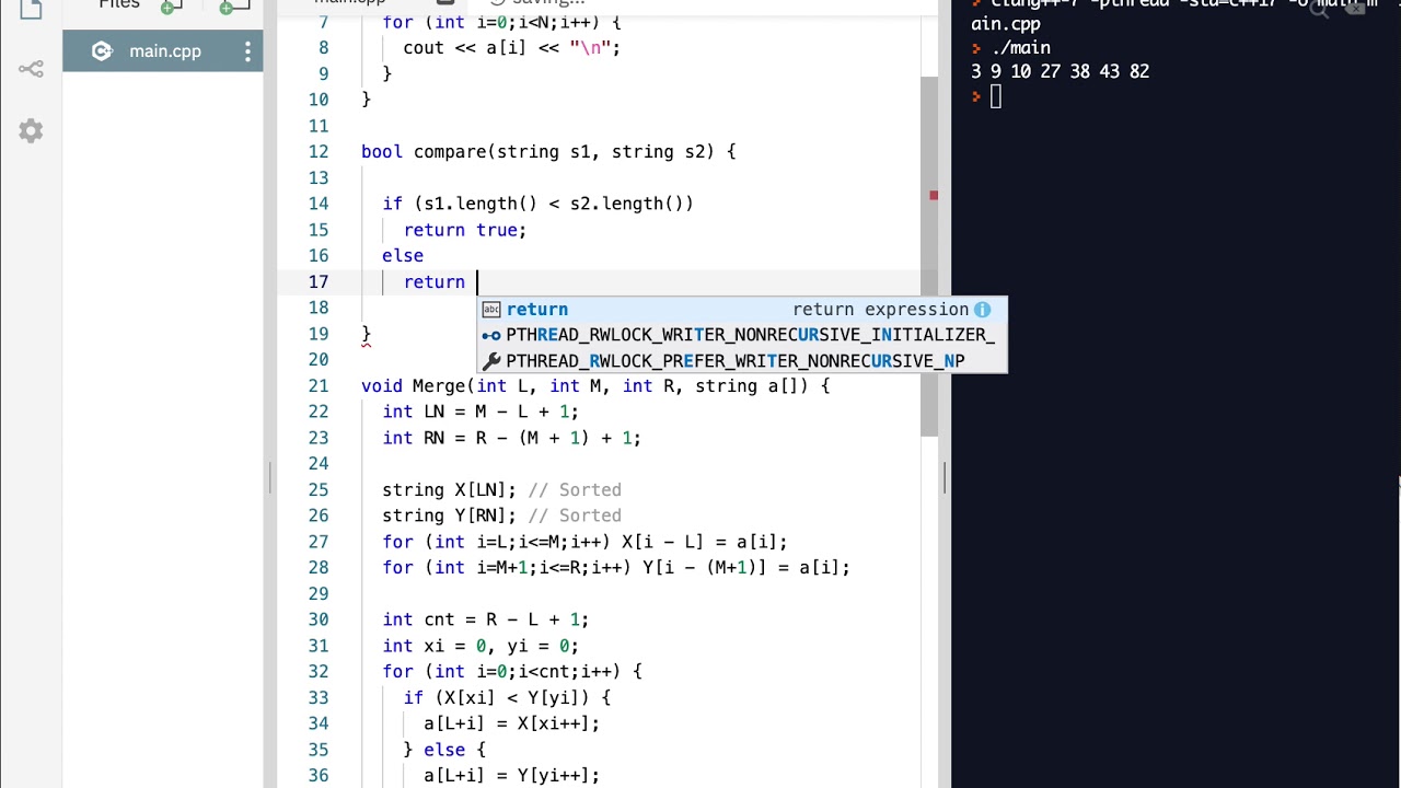 Coding Kickstarter Ep22 Hackerrank Big Sorting Youtube